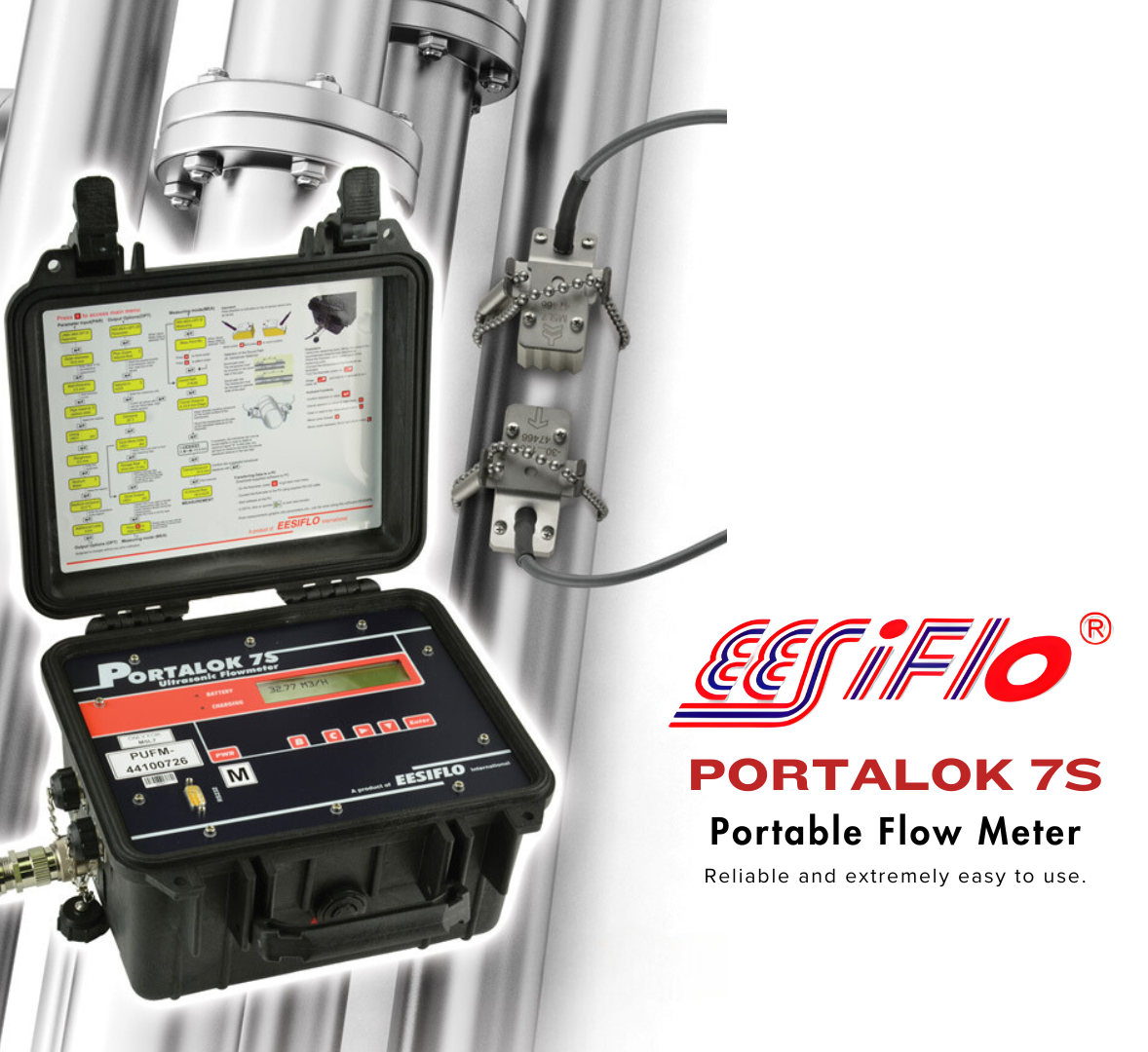 PORTABLE ULTRASONIC FLOW METER - Flowmeter Supplier Malaysia PORTABLE ULTRASONIC FLOW METER - Flowmeter Supplier Malaysia