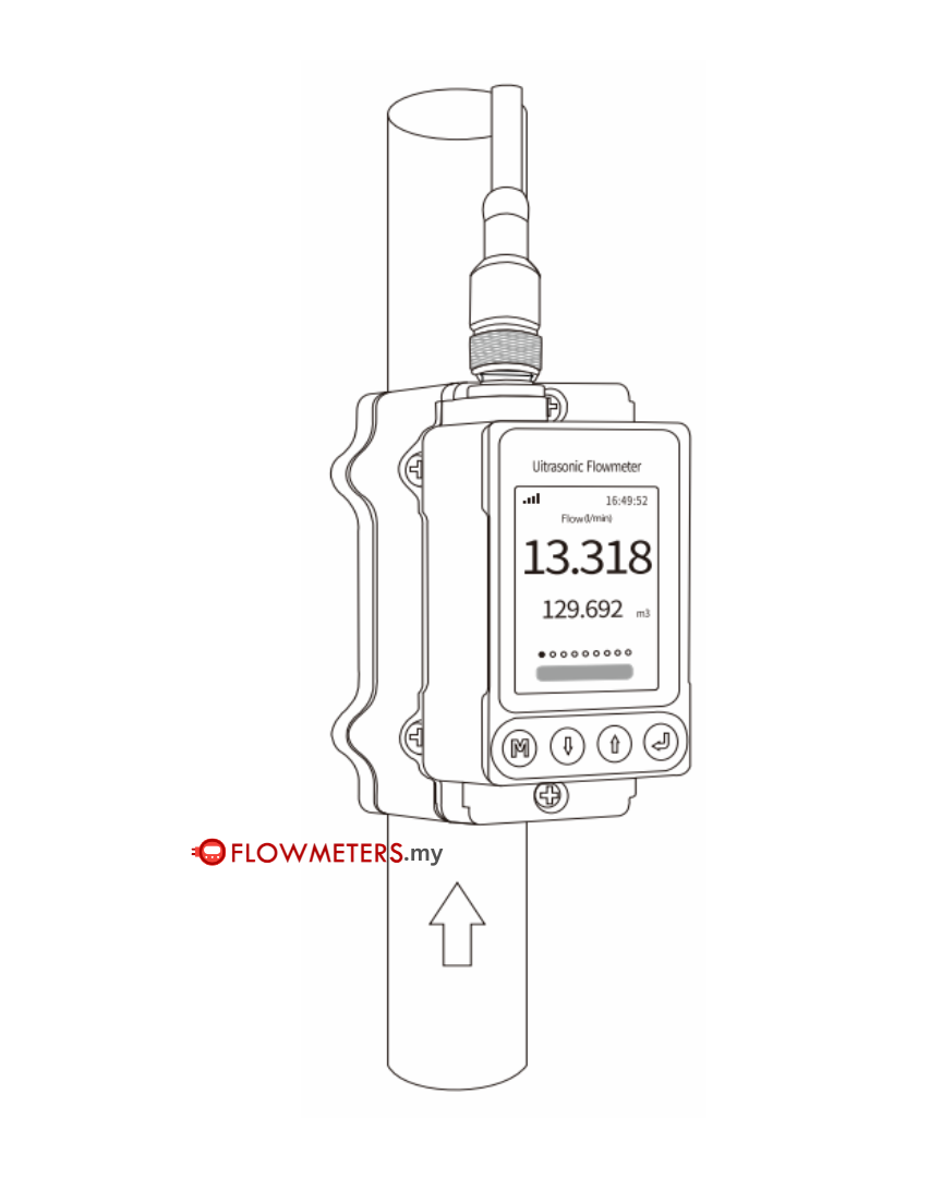 Small Pipe Ultrasonic Flowmeter - Flowmeter Supplier Malaysia